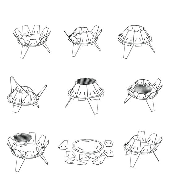 Crucible - Corten Steel Outdoor Fire Pit and BBQ Grill | Firebrand NZ ...