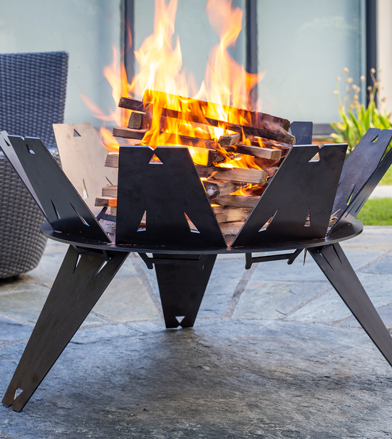 Crucible - Corten Steel Outdoor Fire Pit and BBQ Grill | Firebrand NZ ...