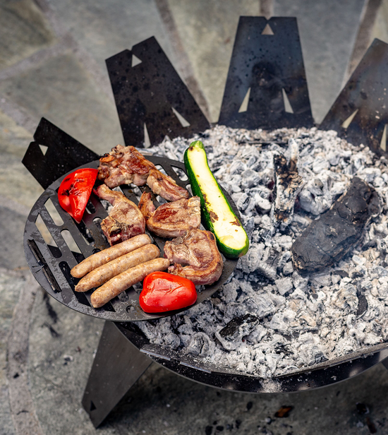 Crucible - Corten Steel Outdoor Fire Pit and BBQ Grill | Firebrand NZ ...
