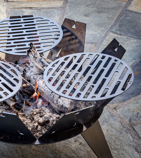 Crucible - Corten Steel Outdoor Fire Pit and BBQ Grill | Firebrand NZ ...